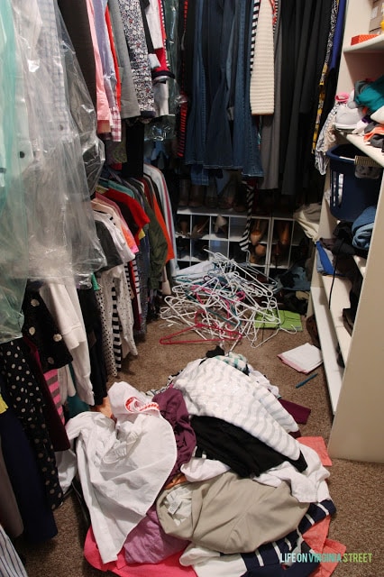 Cleaning Out My Closet: Closet Cleaning Tips | Life on Virginia Street