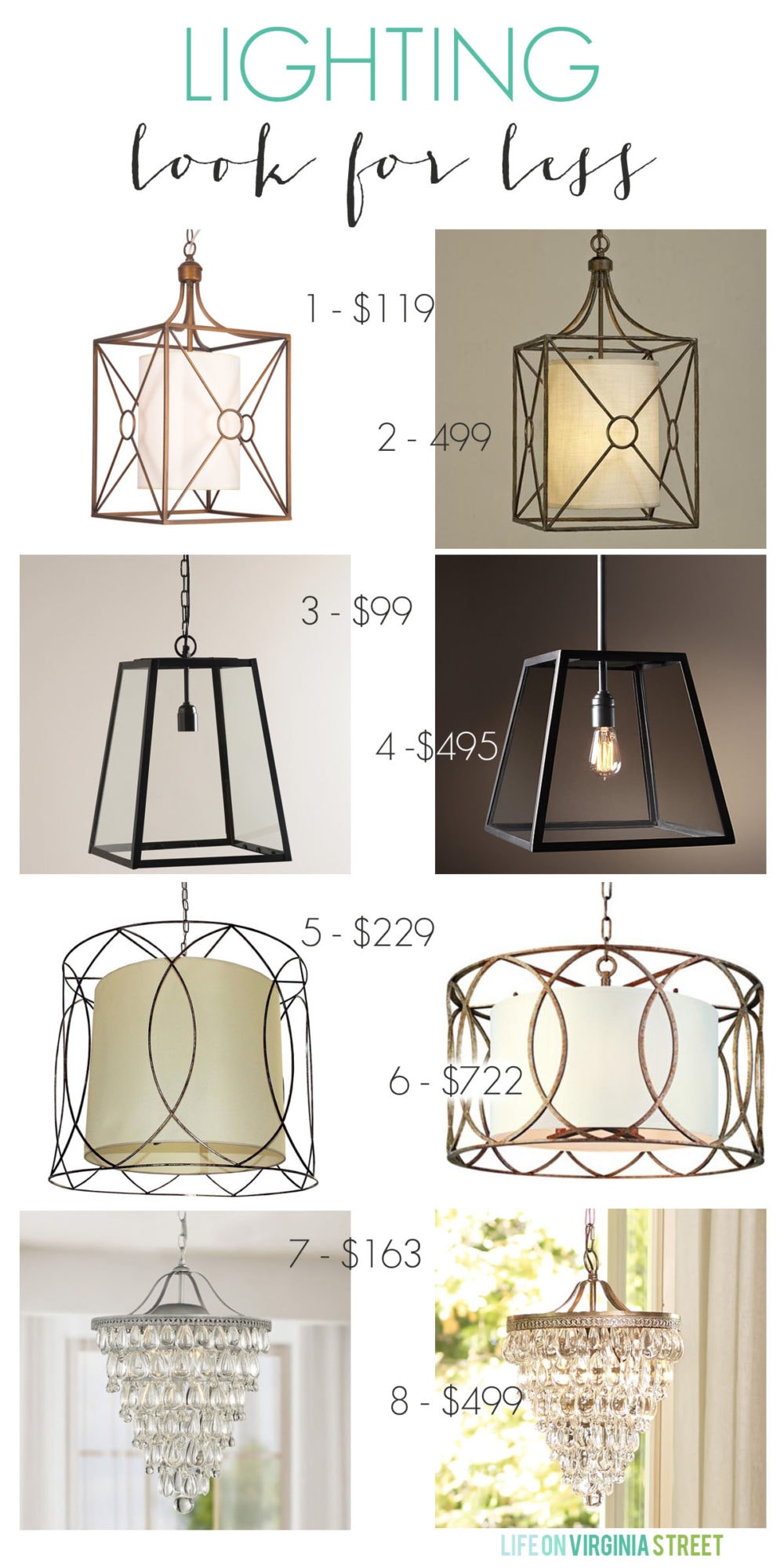 How To Get The Lighting Look For Less | Life On Virginia Street