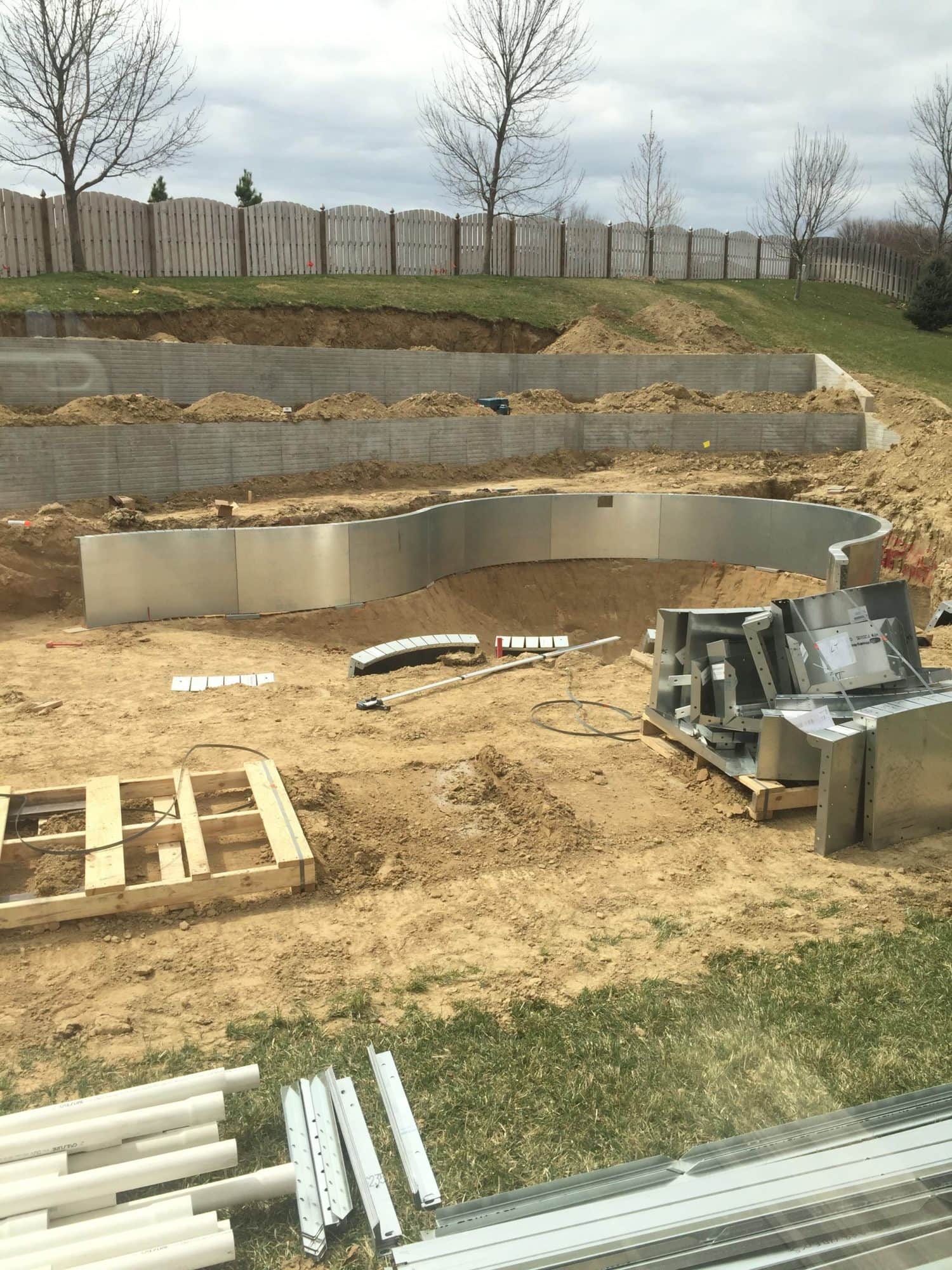 Pool Excavation Progress: Week 5! Getting done! | Life on Virginia Street