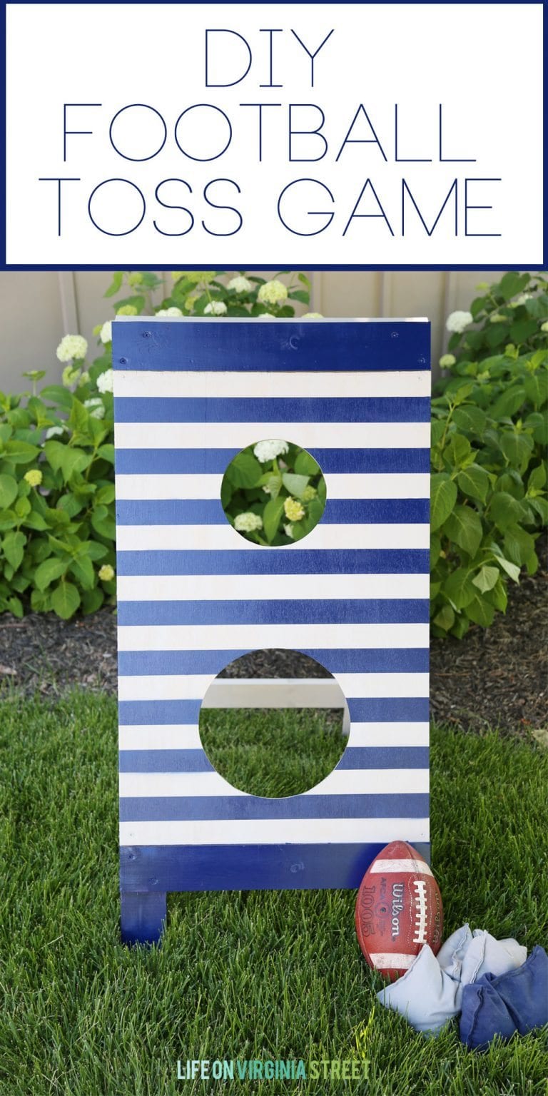 DIY Football Toss: Easy Project! | Life on Virginia Street