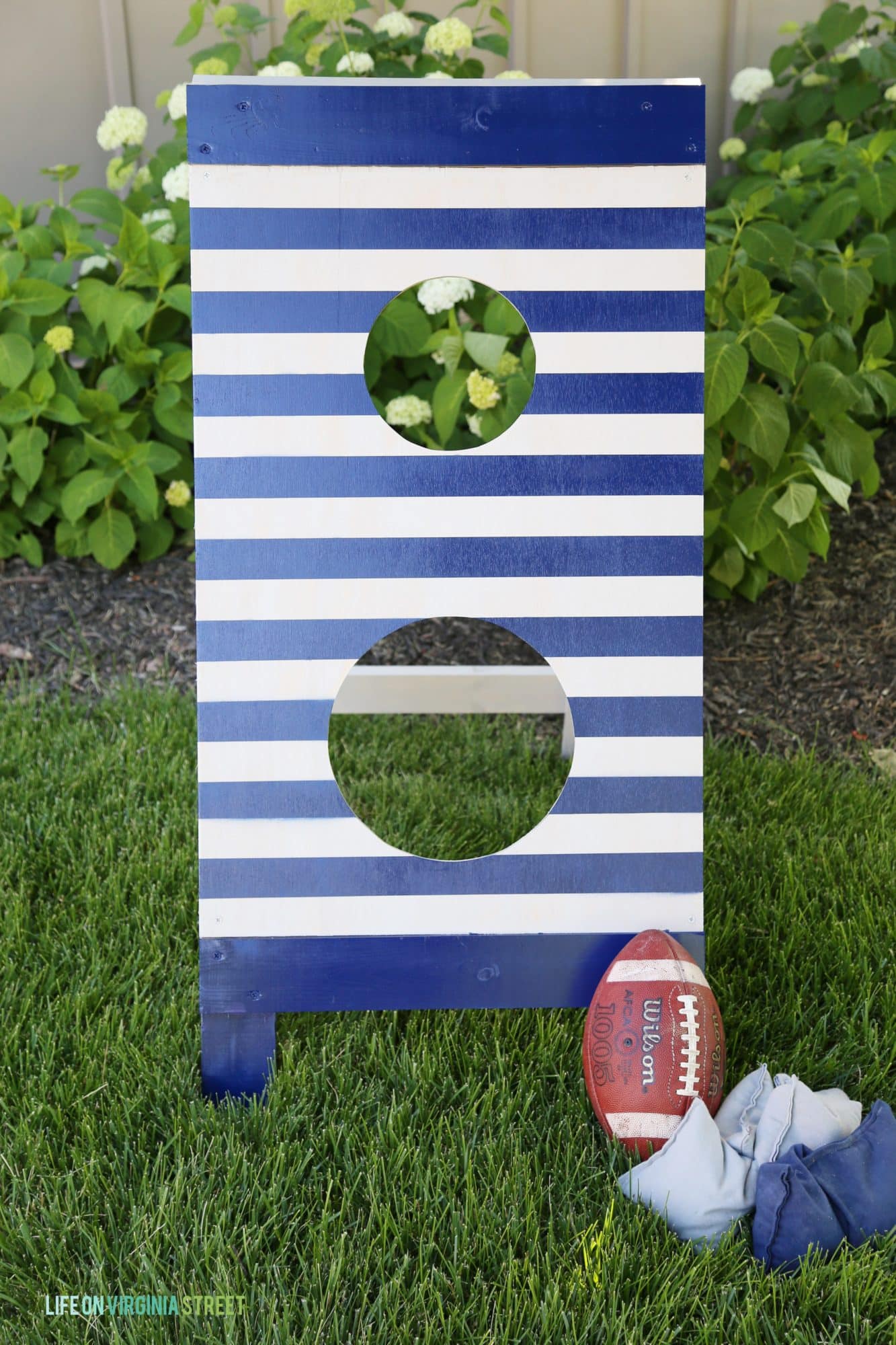 DIY Football Toss: Easy Project! | Life on Virginia Street