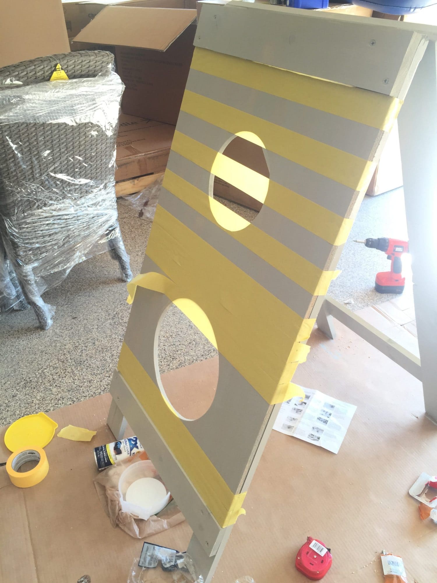 DIY Football Toss: Easy Project! | Life on Virginia Street