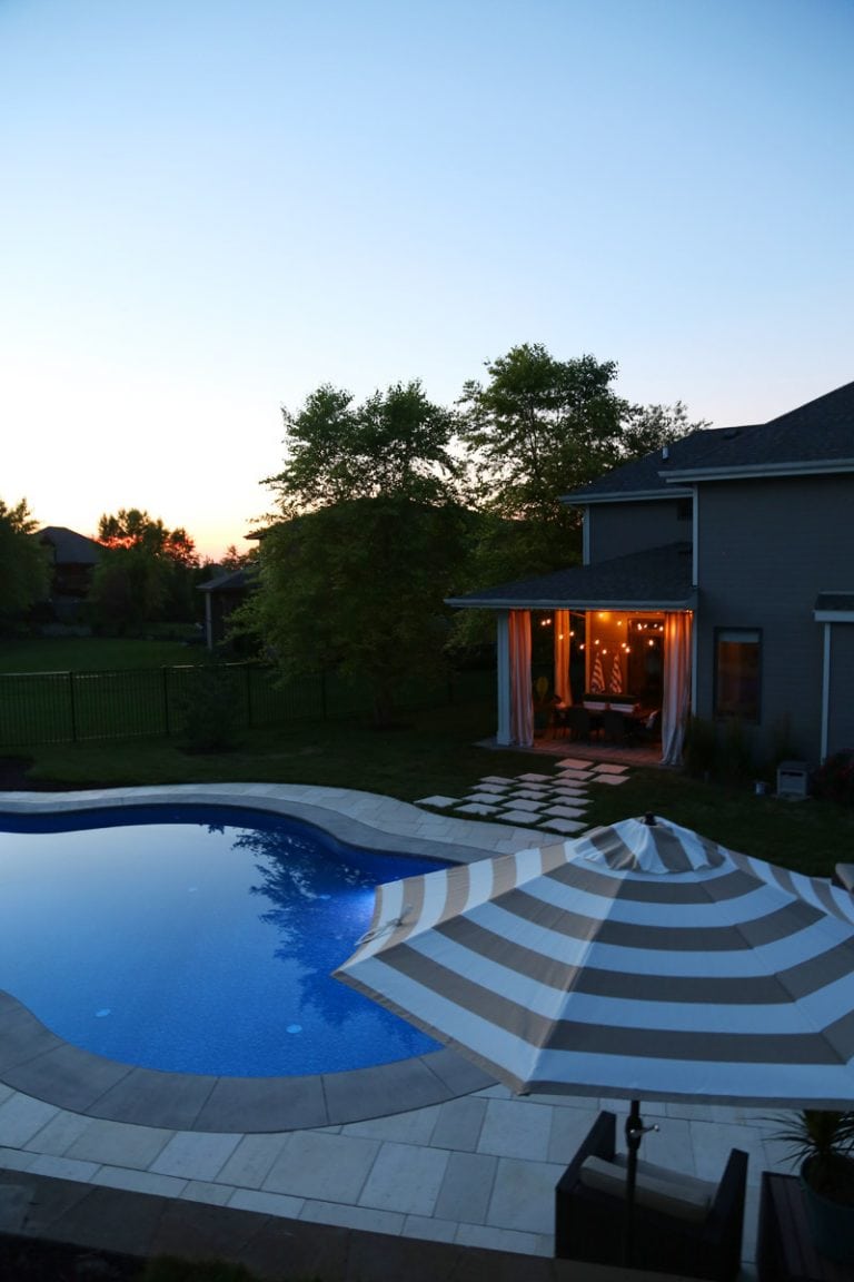 Backyard Pool Reveal & Tour | Life on Virginia Street