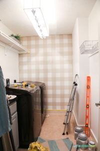 How To Paint a Buffalo Check Wall | Life On Virginia Street