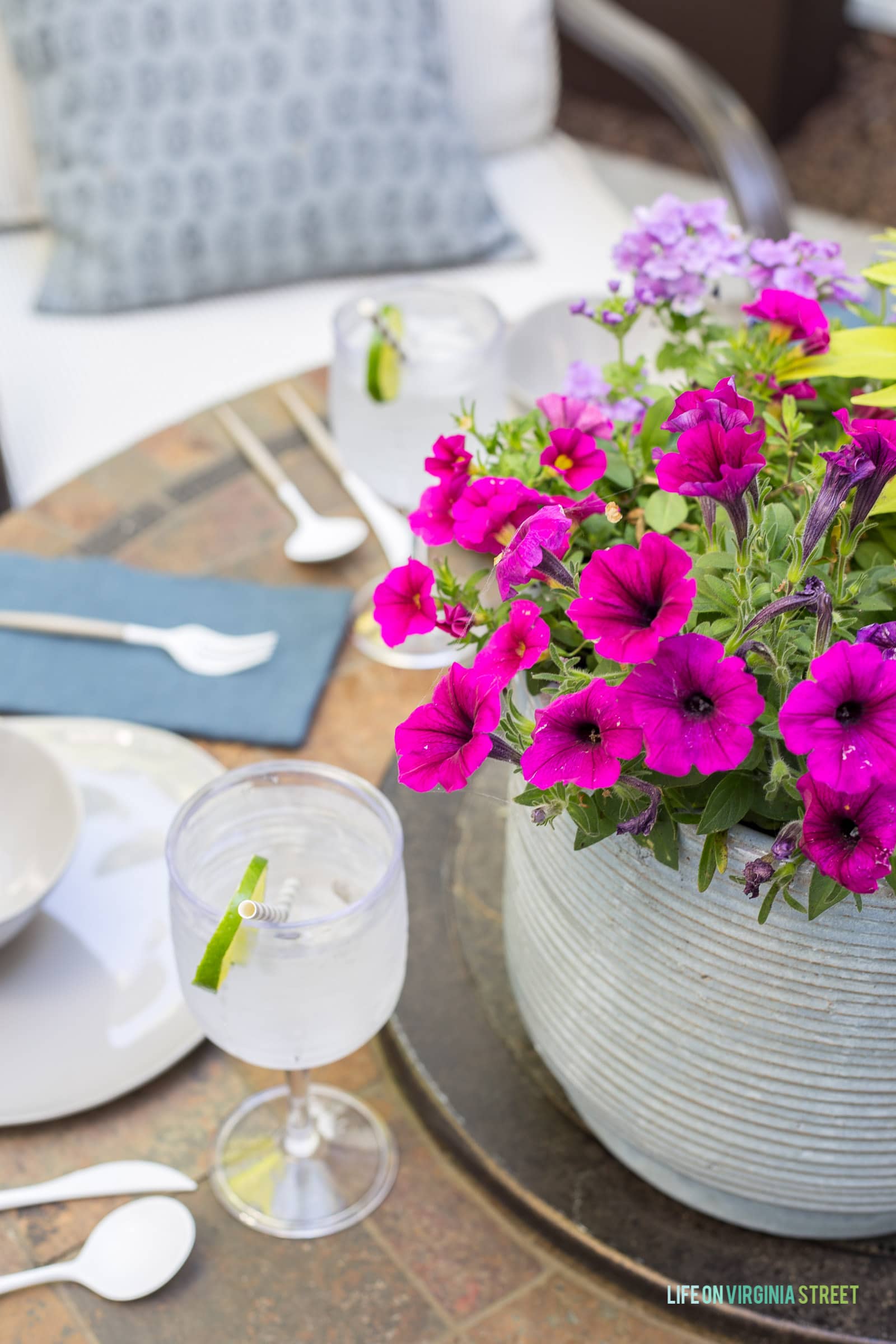 Summer Courtyard Refresh - Life On Virginia Street