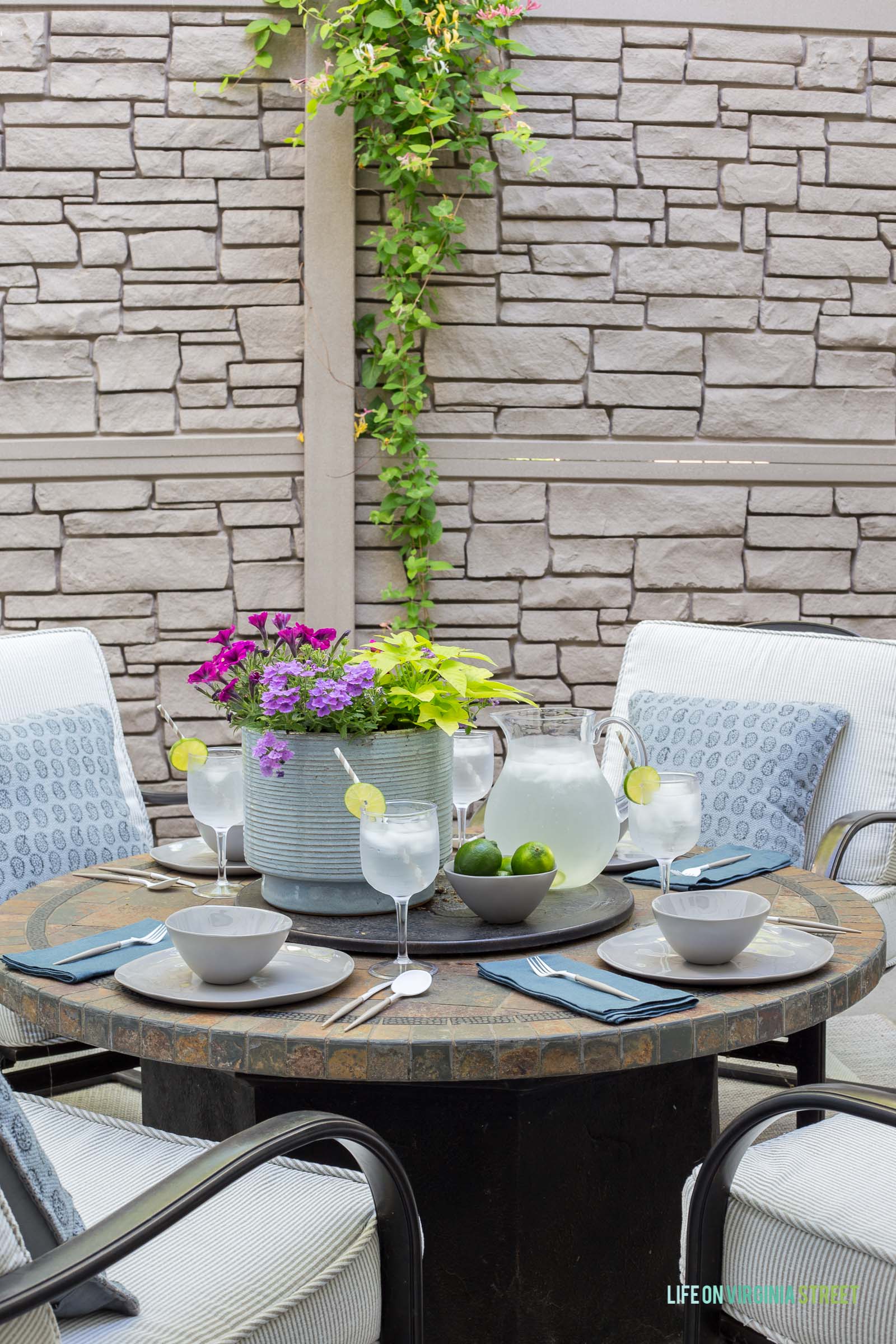 Summer Courtyard Refresh - Life On Virginia Street