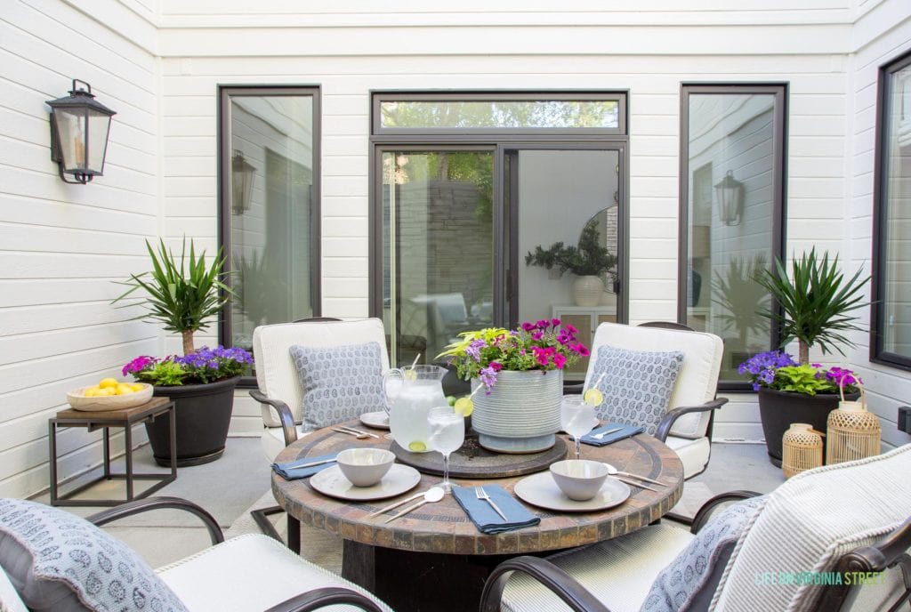 Summer Courtyard Refresh - Life On Virginia Street