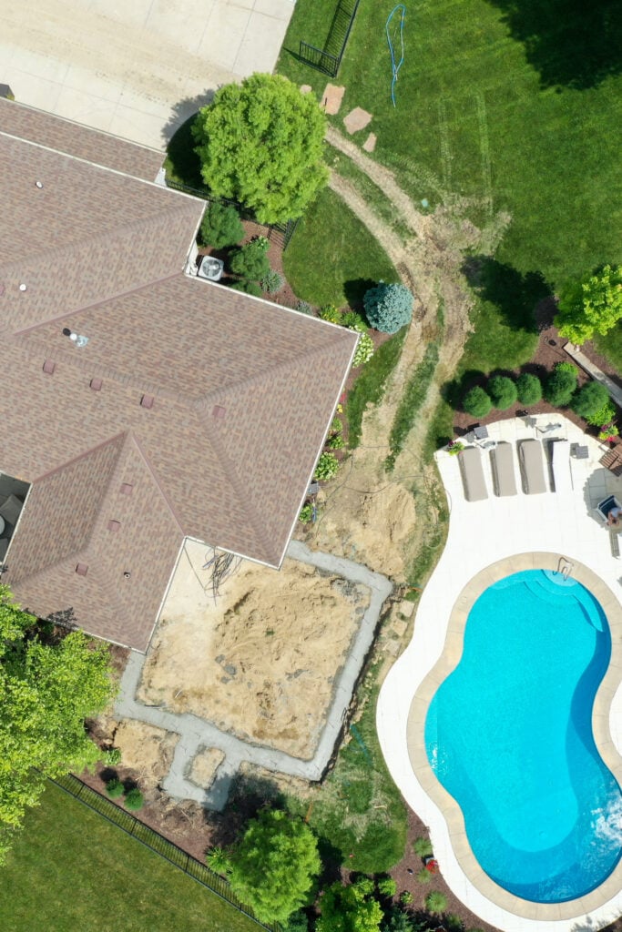 Pool House Renderings, Selections & Progress - Life On Virginia Street