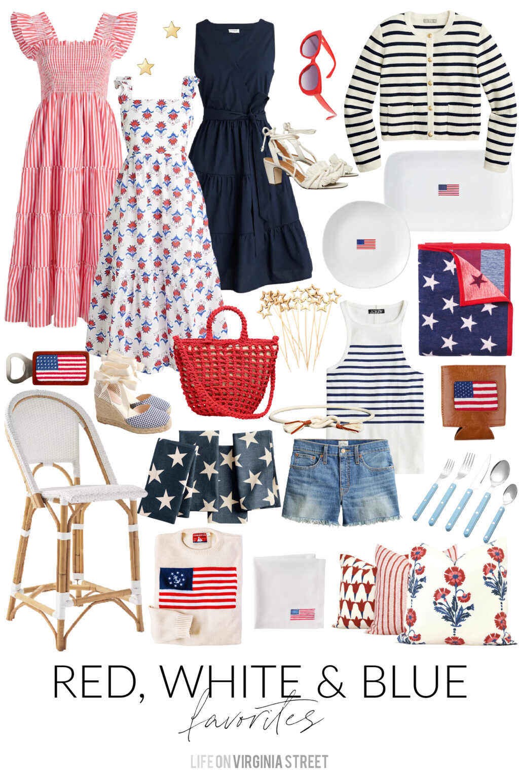 Red, White & Blue Favorites - Life On Virginia Street