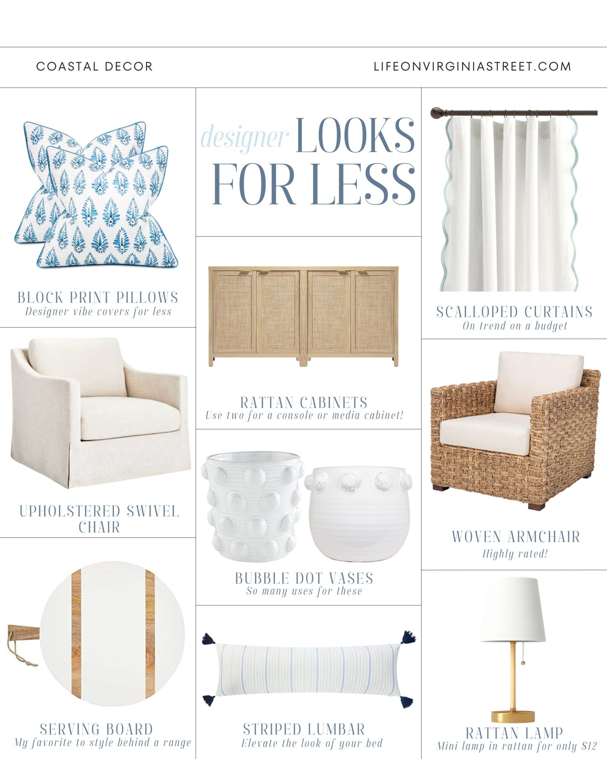 Home Decor Looks for Less - Life On Virginia Street