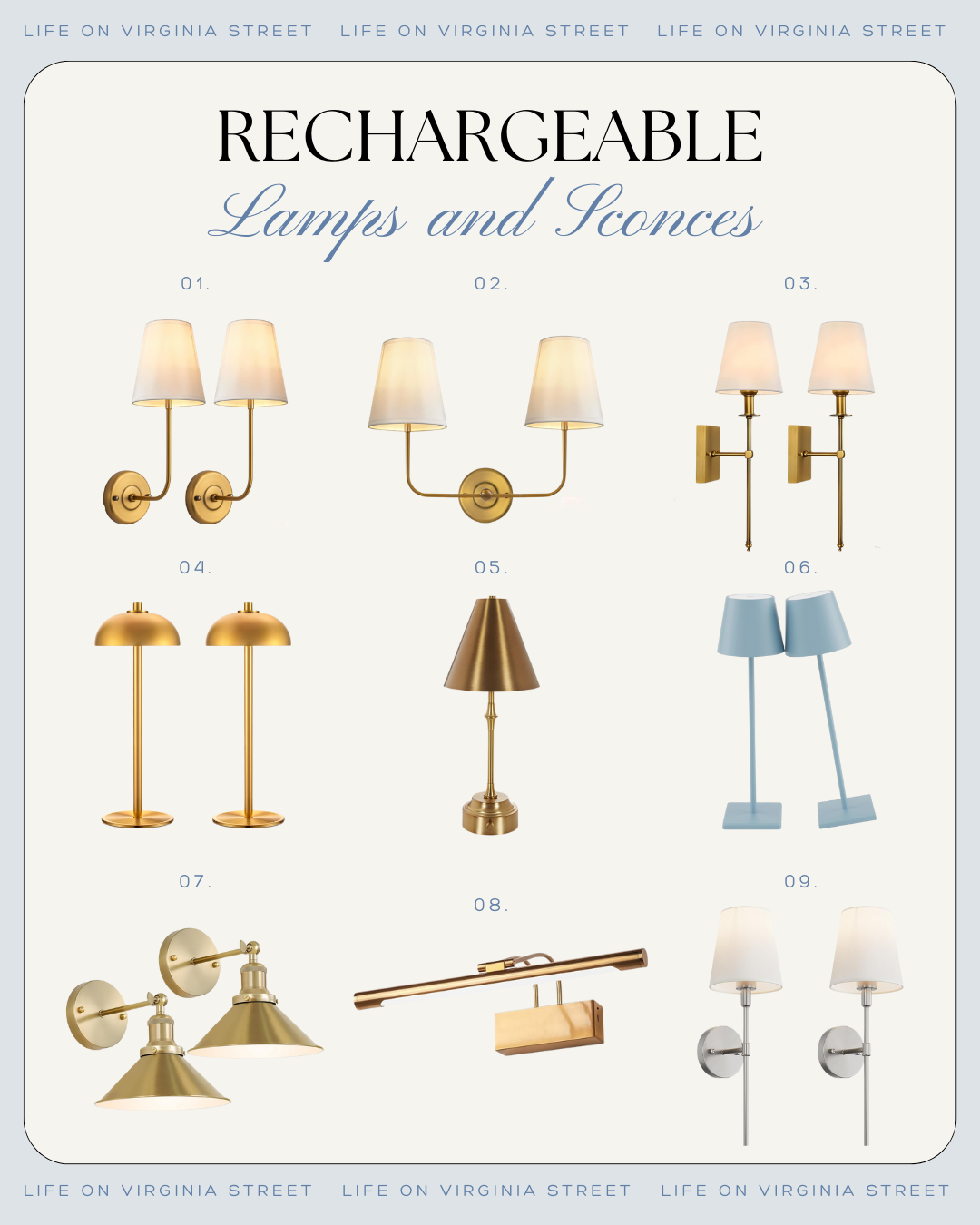 Rechargeable Light Bulbs & Lamps - Life On Virginia Street