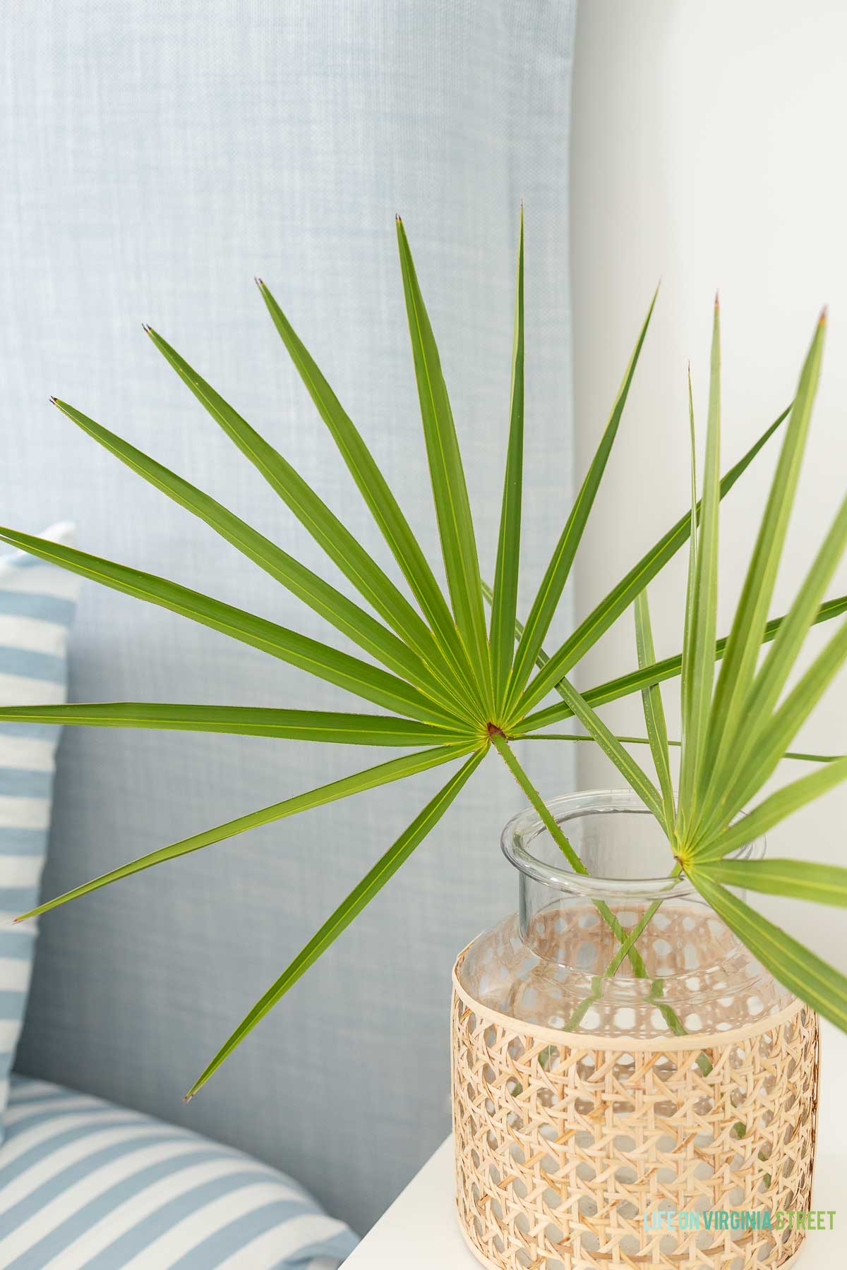 Blue Summer Bedroom Decor - Life On Virginia Street