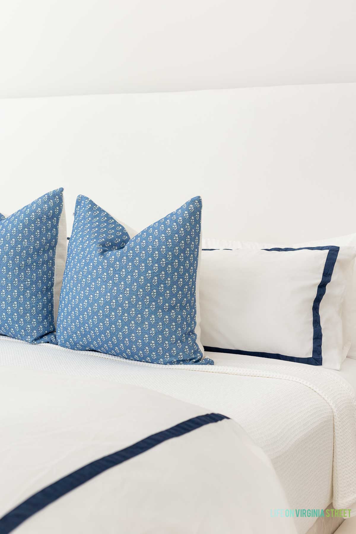 Coastal Guest Bedroom Refresh - Life On Virginia Street