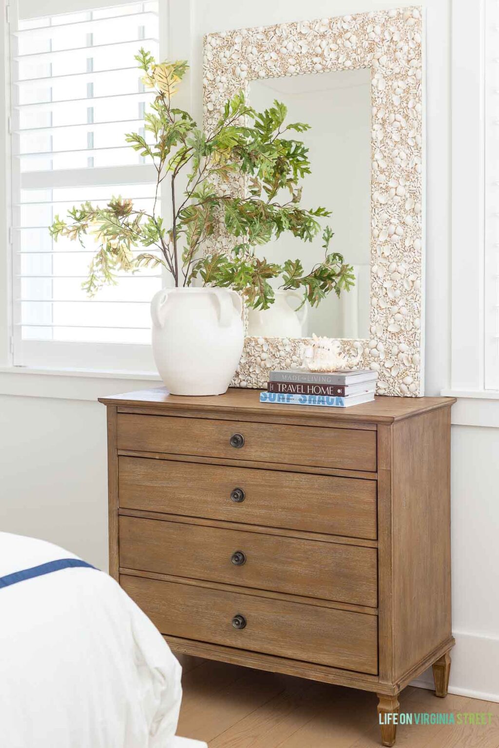 Coastal Guest Bedroom Refresh - Life On Virginia Street