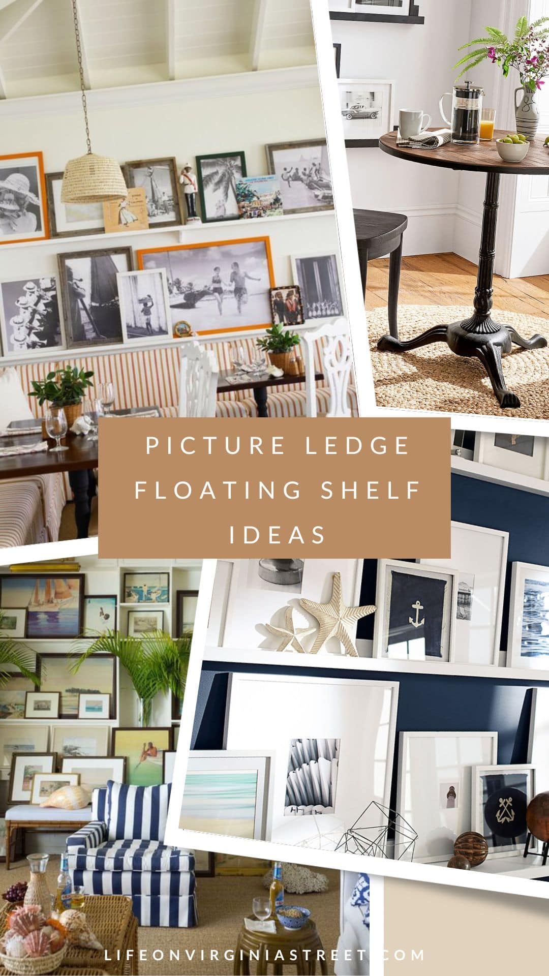 Picture Ledge Floating Shelves - Life On Virginia Street