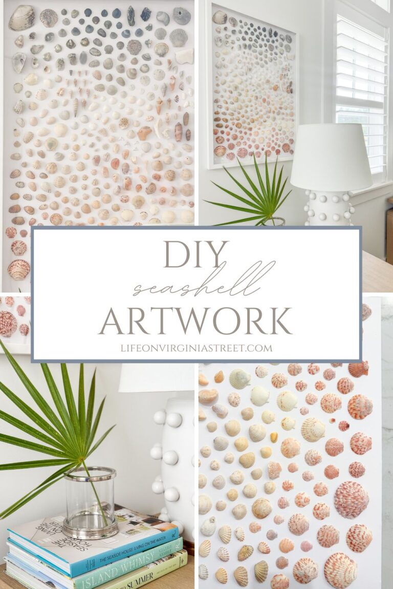 DIY Seashell Artwork Ideas & Tutorial - Life On Virginia Street