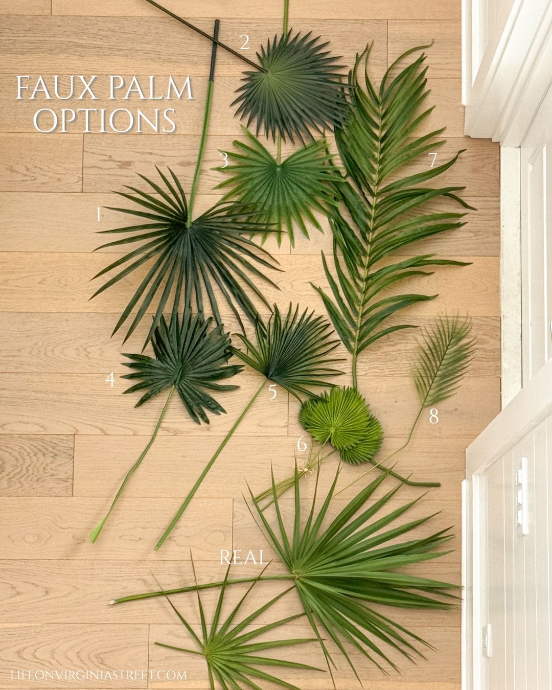 The Best Faux Fan Palms & Palm Stems - Life On Virginia Street