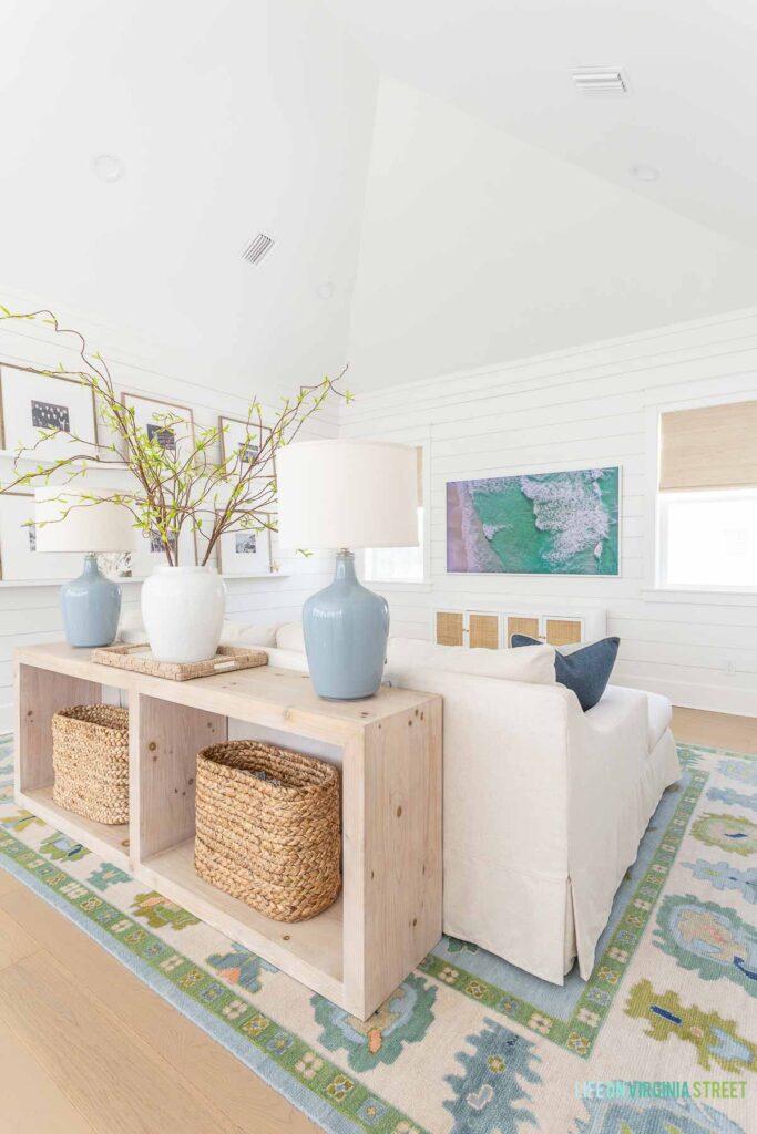 Our Coastal Loft Decorated for Summer - Life On Virginia Street