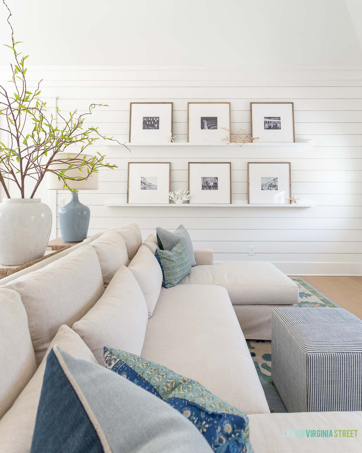 Our Coastal Loft Decorated for Summer - Life On Virginia Street