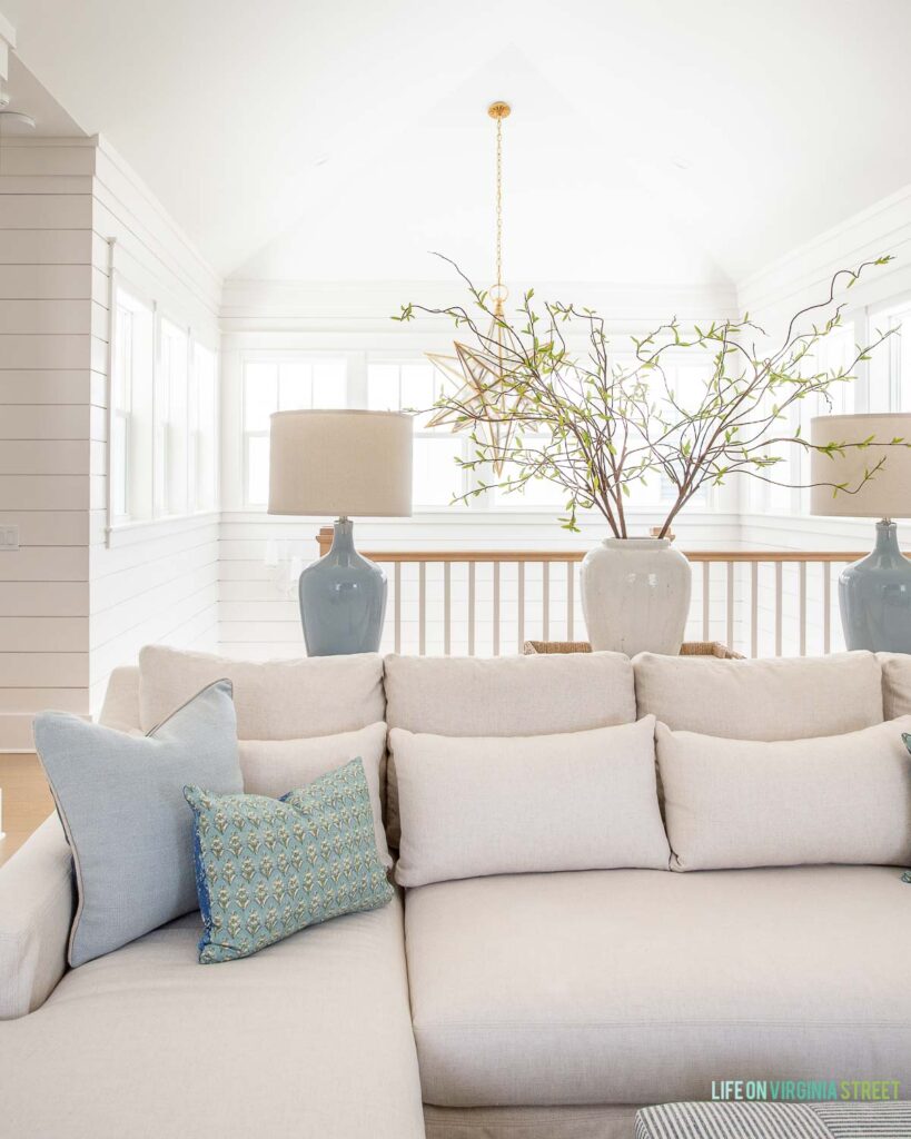 Our Coastal Loft Decorated for Summer - Life On Virginia Street